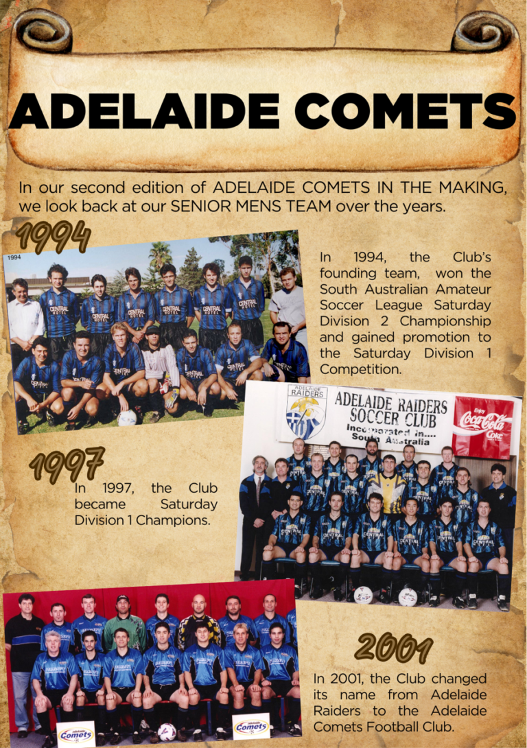History – Adelaide Comets FC